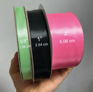 Listón Satinado Personalizado - Rollo de 100 Yardas — Packingbox, S.A.