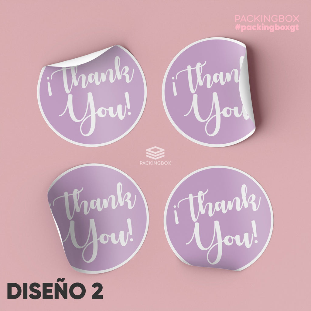 Stickers Circulares — Packingbox, S.A.