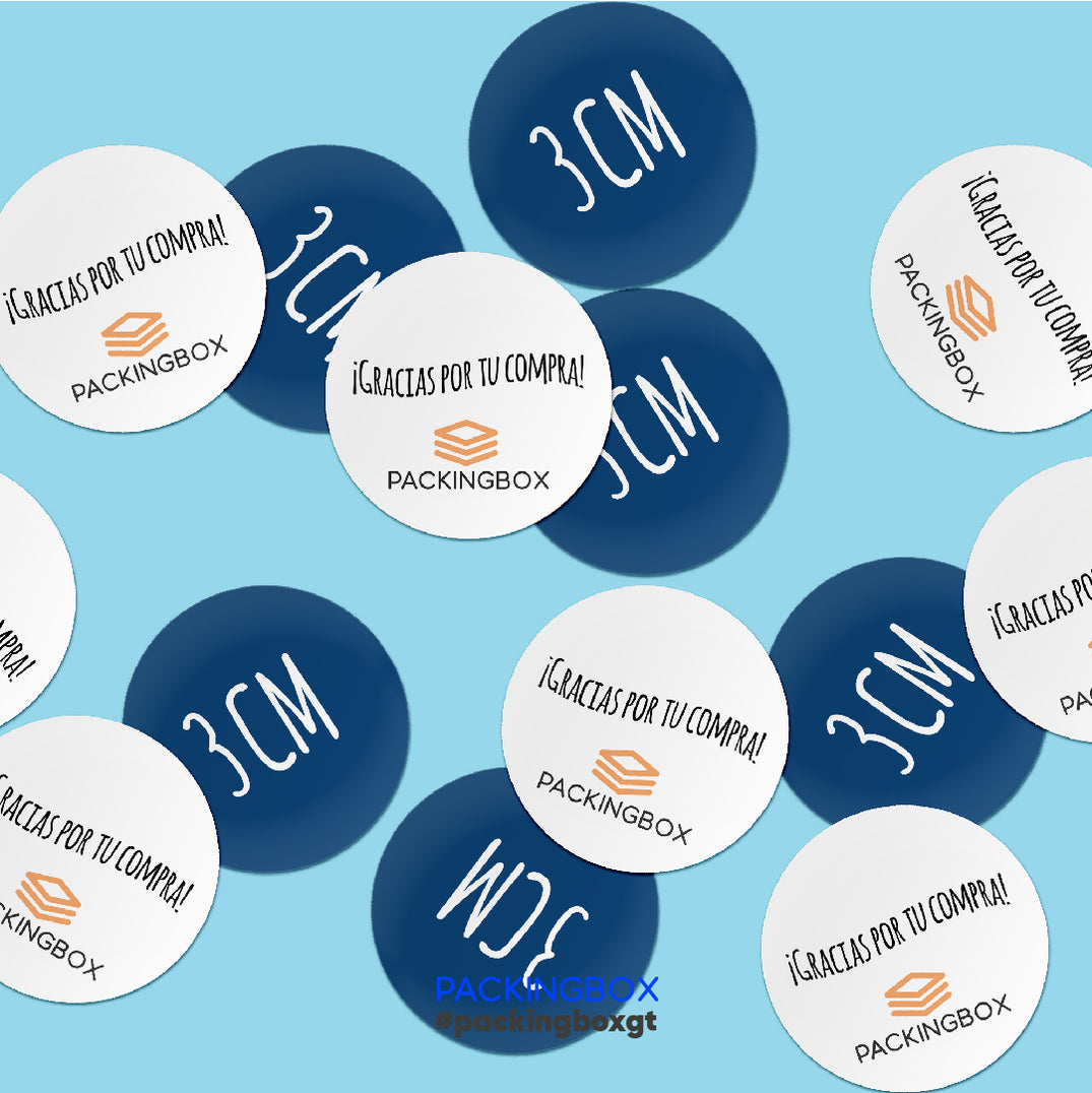 Stickers Circulares — Packingbox, S.A.