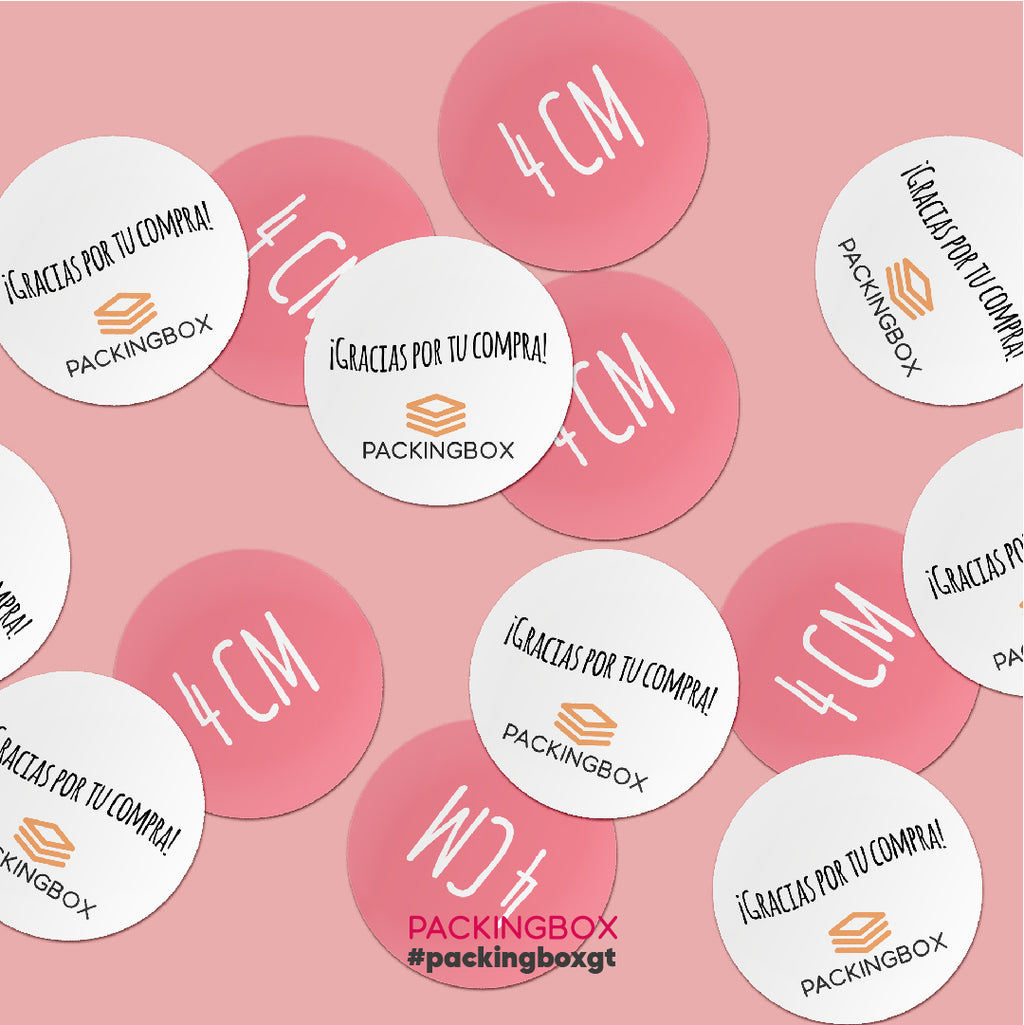 Stickers Circulares — Packingbox